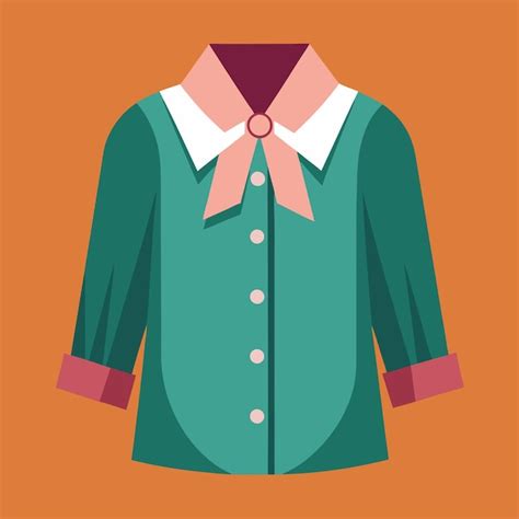 Elegant Blouse Vector Illustration For Creative Fashion Designs