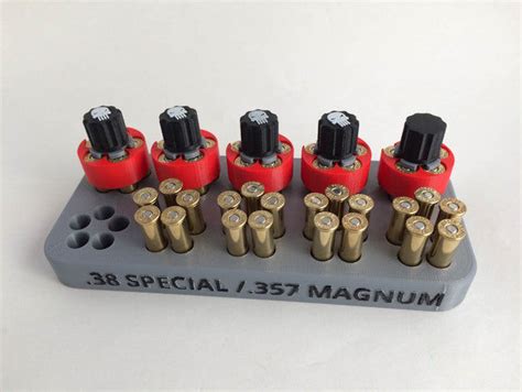 Loading Block 38 357 5 Shot For Revolver Speedloader Sandw Taurus 38