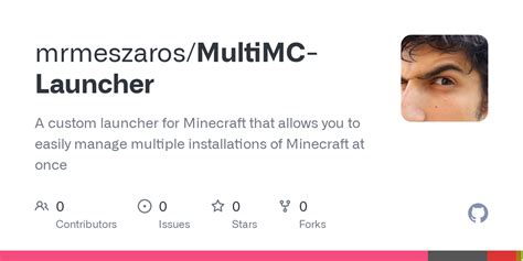 GitHub Mrmeszaros MultiMC Launcher A Custom Launcher For Minecraft