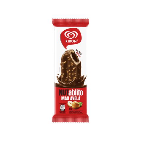 Picolé Kibon Tablito Max Avelã 63g