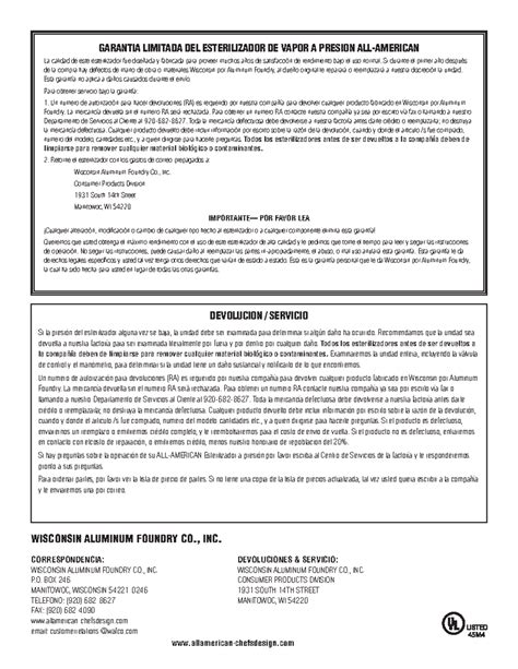 Manual De Uso 1915x Aplicaciones Iso Wisconsin Aluminum Foundry Co