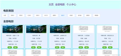 基于vuespringbootmysql的电影视频网站设计与实现 文档项目源码及数据库文件基于vue2框架技术的电影移动端项目设计与