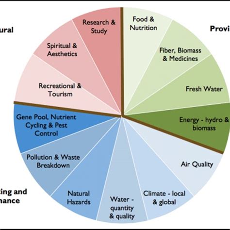 Common International Classification Of Ecosystem Services Source Download Scientific Diagram