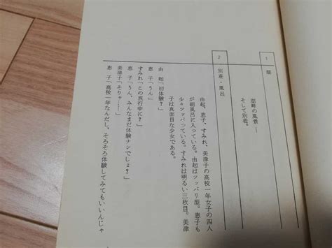 Yahooオークション 中山美穂「夏体験物語」1回・台本 少女隊 網浜直