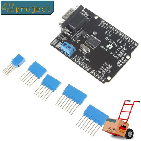 Can Bus Shield Für Arduino Obd2 Obdii Mcp2515 Mcp2551 Mit Sub D 9 Modul Spi Meisterkabel
