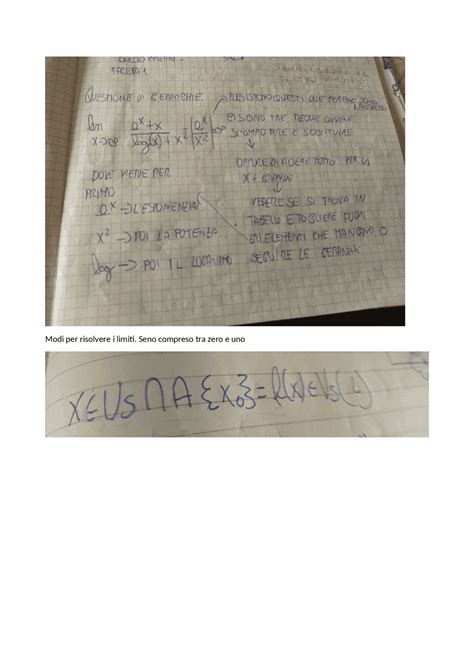 Matematica Esercitazioni Schemi E Mappe Concettuali Di Matematica