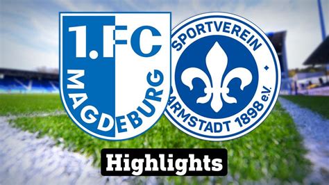 Fc Magdeburg Gegen Darmstadt 98 Tore Und Highlights Im Video Video