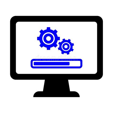 Software Install Icon Stock Illustration Illustration Of Computer 366374131
