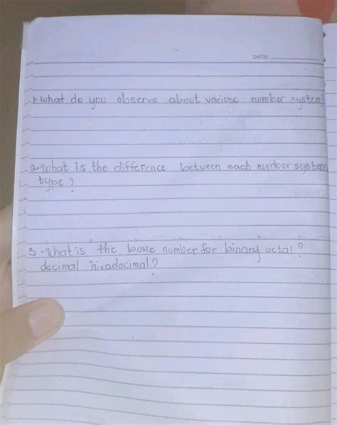 1what Do You Observe About Various Number Studyx
