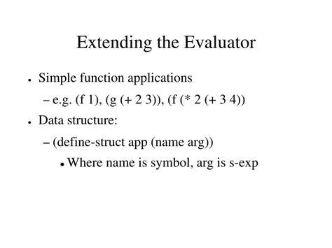 Ppt Meta Circular Evaluation Functions Powerpoint Presentation Free Download Id3217697