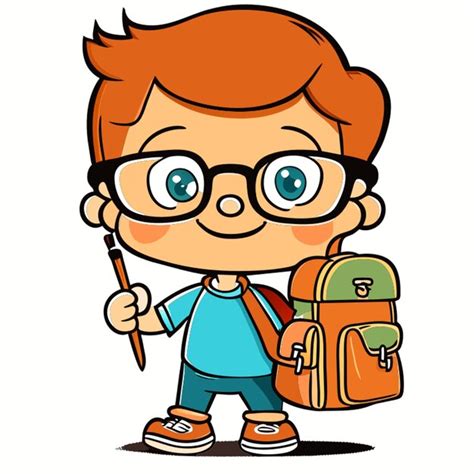 Rückkehr zur schule vektor illustration cartoon Premium Vektor