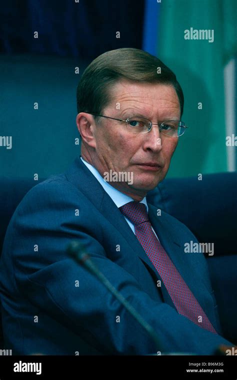 Russia S Acting Deputy First Prime Minister Sergei Ivanov Attends