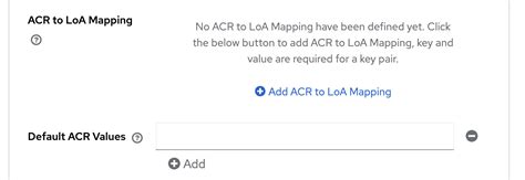 Enforce Default Acr Values Configuring The Server Keycloak