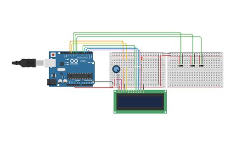 Circuit Design Simulatore Encoder Tinkercad