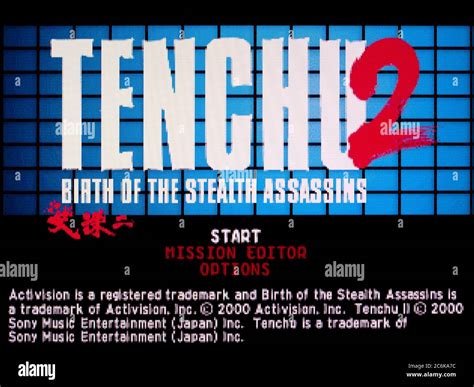 Tenchu 2 Birth Of The Stealth Assassins Sony Playstation 1 Ps1 Psx