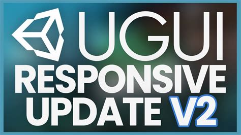 Unity 3d Responsive Modern Menu Update Youtube