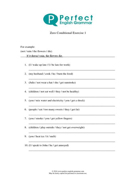 Conditionals All Together Pdf