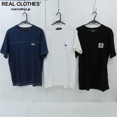 【やや傷や汚れあり】xlargeエクストララージ Stussyステューシー Championチャンピオン Tシャツ 3点セット