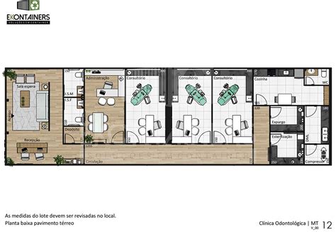 ClÍnica OdontolÓgica 180m² Ekontainers Dentist Office Design