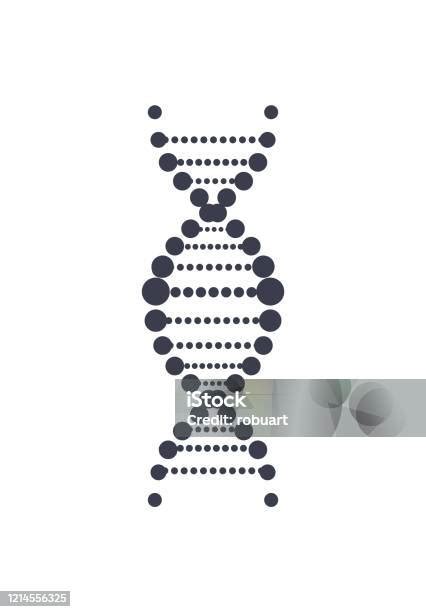 Dna 디옥시리보핵산 사슬 로고 디자인 아이콘 Dna에 대한 스톡 벡터 아트 및 기타 이미지 Dna 개념 개발 Istock