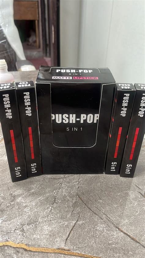 Red 5in1 Pushpop Matte Lipstick At Rs 21piece In Delhi Id 2849175849712