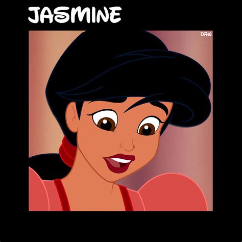 Disney Recolor Jasmine Red By Disneyrebelworks On Deviantart