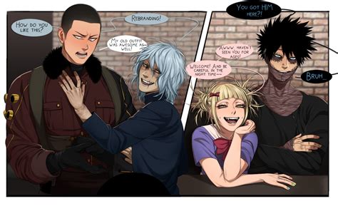 Toga Himiko Dabi Shigaraki Tomura And Yoarashi Inasa Boku No Hero
