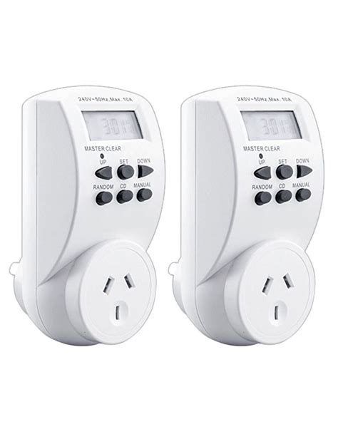 Sansai 7 Day Programmable Digital Timer 2pk Rockmans