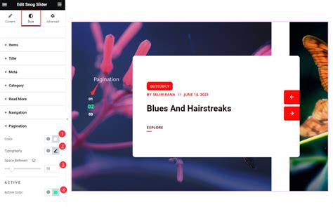 how to use snog slider widget by ultimate post kit