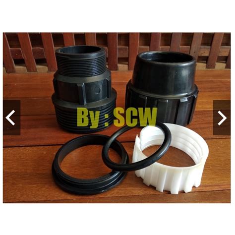 Jual Sock Drat Luar Hdpe 63mm 2 Inch Sdl Male Thread Adaptor Sock Fitting Sambungan Pipa Hdpe