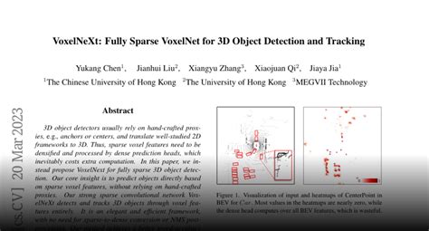 Paper Page Voxelnext Fully Sparse Voxelnet For 3d Object Detection