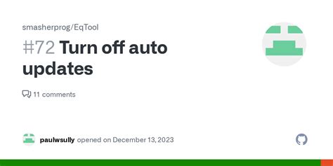 Turn Off Auto Updates Issue Smasherprog Eqtool Github