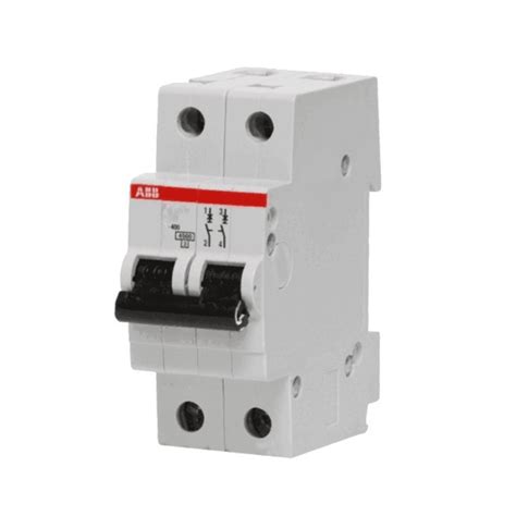 Abb C Curve Double Pole Mcb 10 Ka Sh200m Series Bestomart