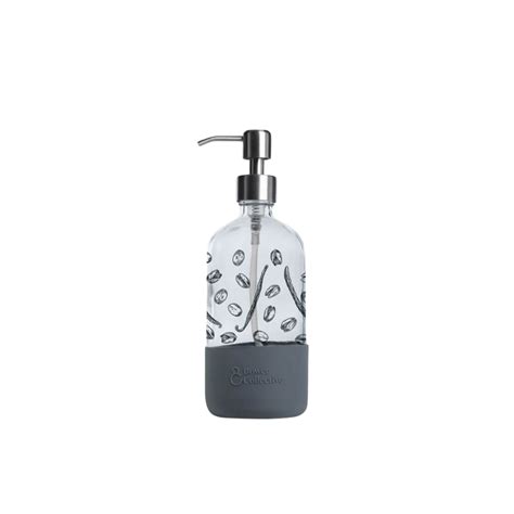 Limited Edition Bower Glass Pump Dispenser Pistachio Print 500ml