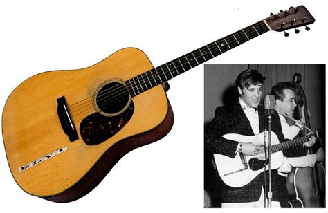 Elvis Presleys Sun Sessions Guitar Sells For Record 132 Million