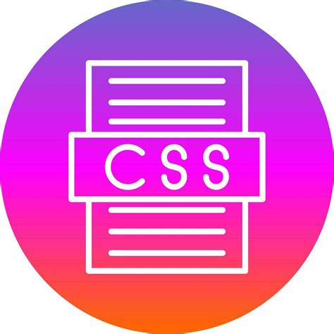 Css File Vector Icon Design 25215414 Vector Art At Vecteezy
