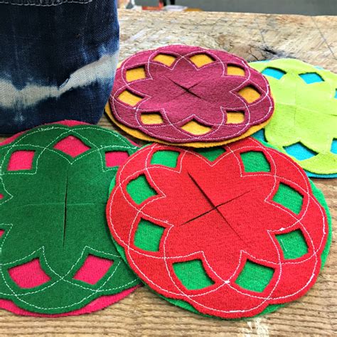 37 Designs Wine Coaster Sewing Pattern Augustomaliyah