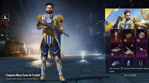 Pubg Mobile Confira Como Conseguir Os Itens Do Messi Drops De Jogos