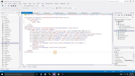 How To Create Login Page Using Aspnet C And Sql Server Youtube