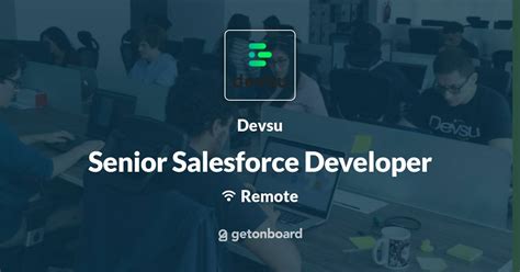 Senior Salesforce Developer At Devsu Remote Work From Home Get On