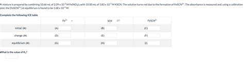 solved a mixture is prepared by combining 10 66 ml of 2 09 x