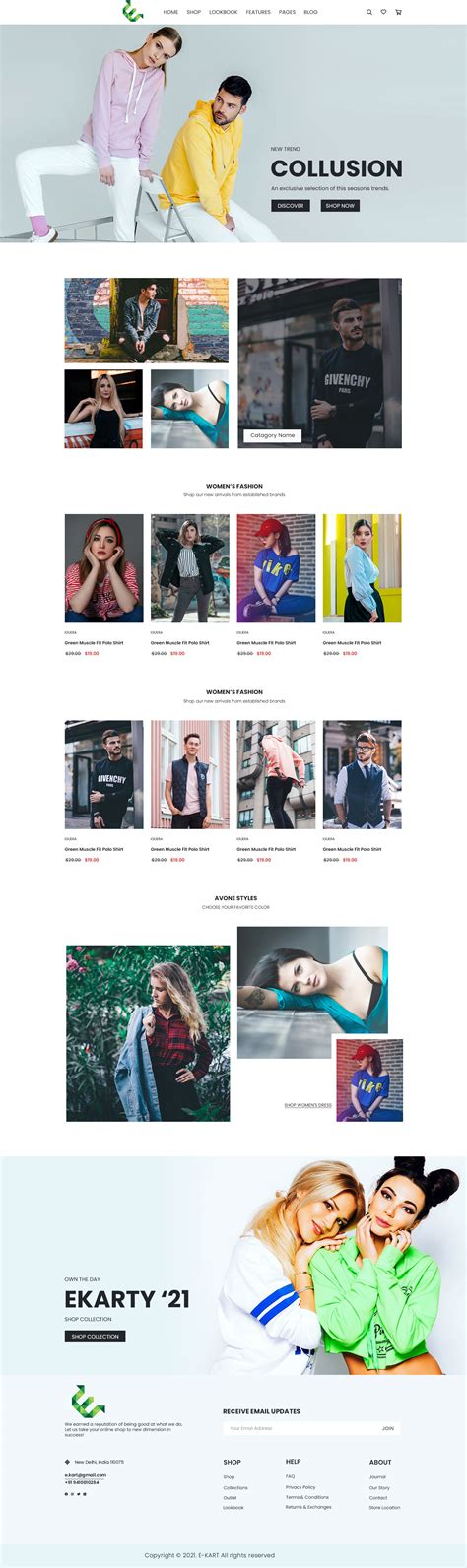 Website Webpage Design On Behance