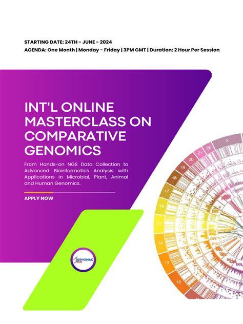 Comparative Genomics Masterclass Pdf Genomics Bioinformatics
