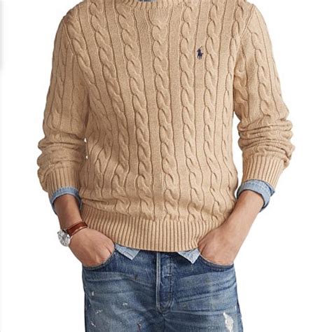 Polo Ralph Lauren Ls Long Sleeve Cable Knit Depop