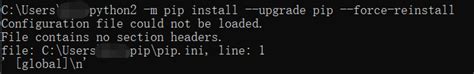 Win10 Python双版本共存配置问题 Configuration File Could Not Be Loadedconfiguration File Could Not Be