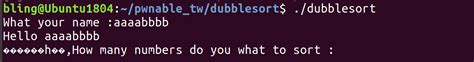 pwnable tw 之 dubblesort blingbling s blog