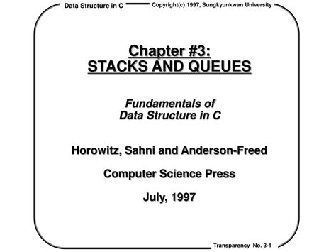 Ppt Chapter 3 Stacks And Queues Fundamentals Of Data Structure In C