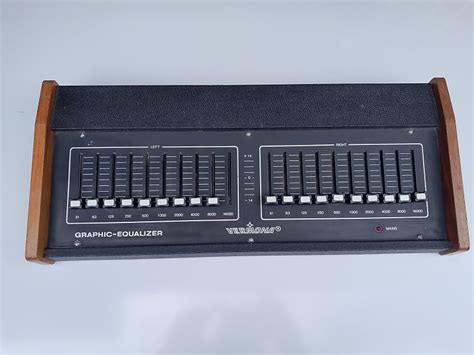 Vermona E2010 Graphic Equalizer 1977 Filterbank Discrete Reverb