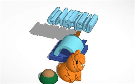3d Design Garfield Shaped House Tinkercad
