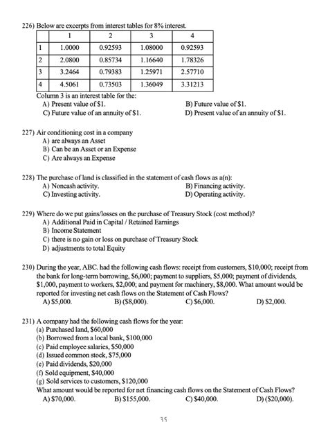 Solved 226 Below Are Excerpts From Interest Tables For 8